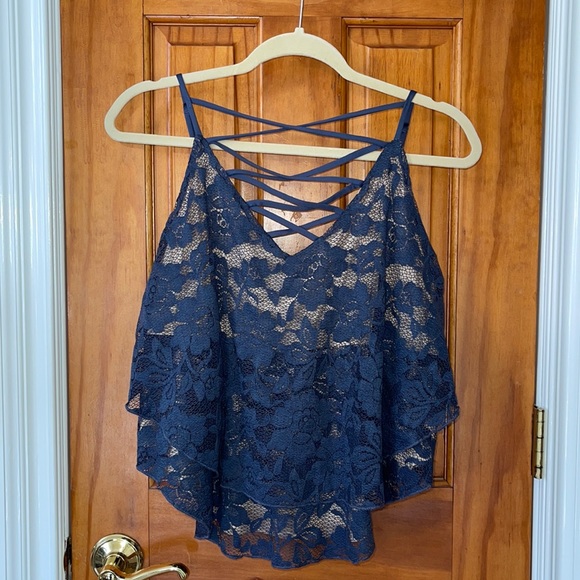 Tops | Nwt Guess Lace Cami | Poshmark